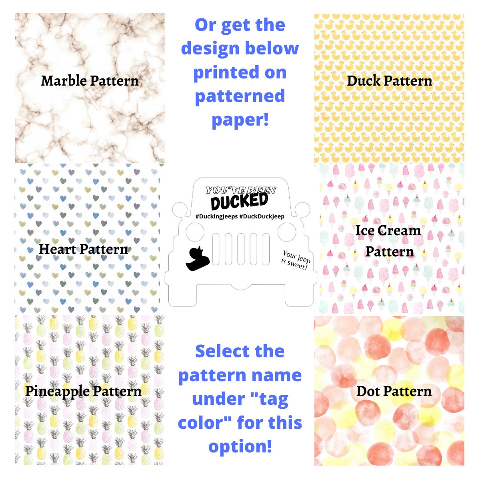 Cutout Ducking Tags - Etsy