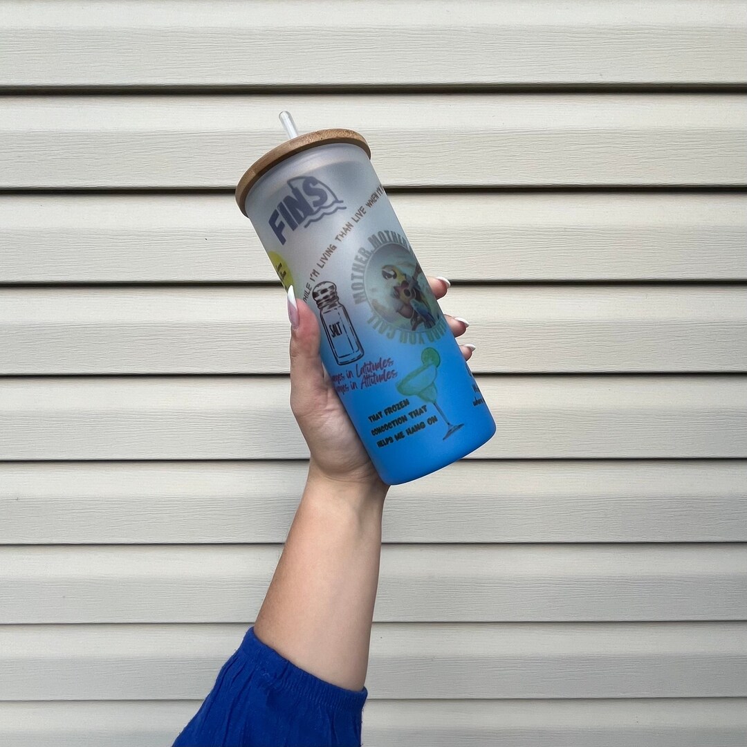 Parrott Head Glass | Boat Drinks - Etsy