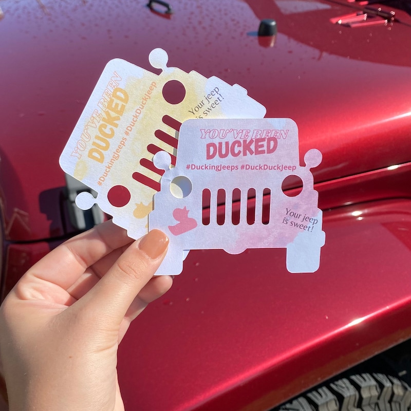 Duck Duck Jeep Tags - Etsy