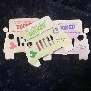 Cutout Ducking Tags - Etsy