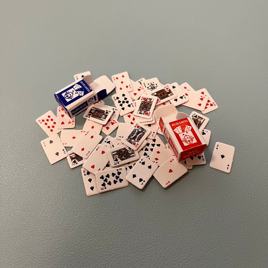 Mini Cards | 52 Count Mini Playing Cards - Etsy