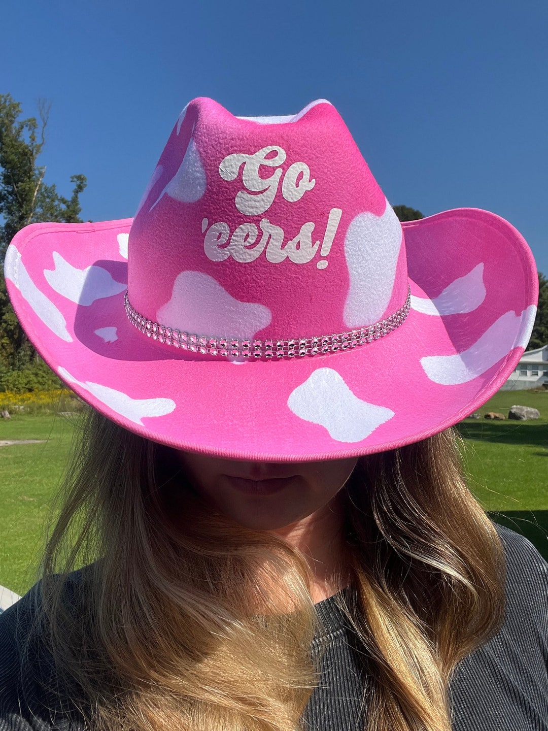 Pink WV Cowboy Hat | Go 'eers Cowboy Hat - Etsy