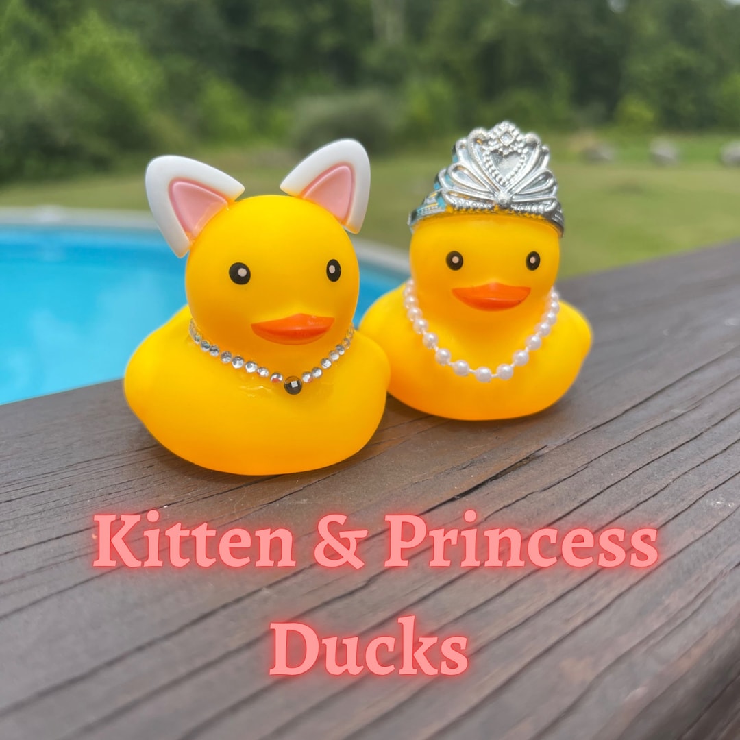 Kitten Duck | Princess Duck - Etsy