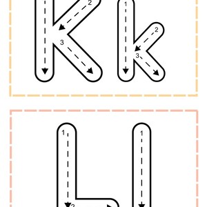 Printable ABC Tracing Cards-perfect for Preschool Learning! Kids' ABC ...