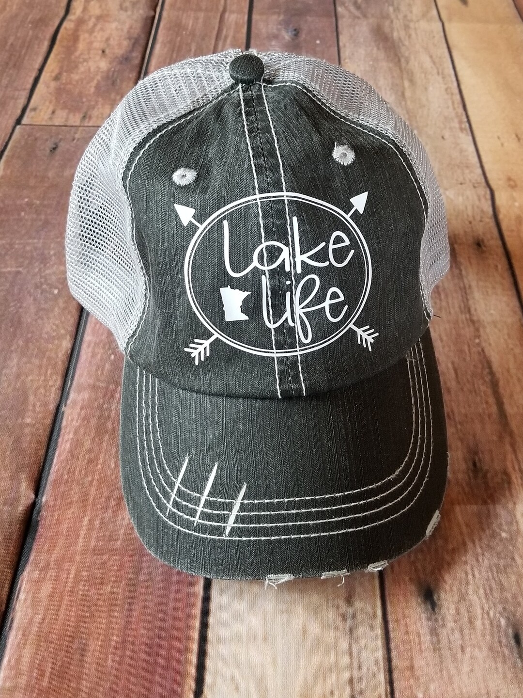 Lake Life, Lake Bum Trucker Hat for Women and Men, Unisex. Any State - Etsy
