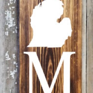 Michigan Home Sign, Any State Home Sign, Rustic Home Sign, Rustic Home ...
