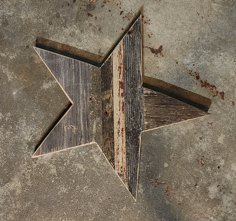Barn Wood Star, Rustic Home Decor, Farmhouse Decor, Reclaimed Wood ...
