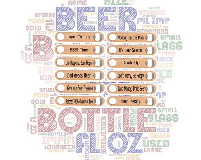 Bottle Opener Svg Bundle, Bottle Cap Opener,beer Lover Gifts, Funny ...