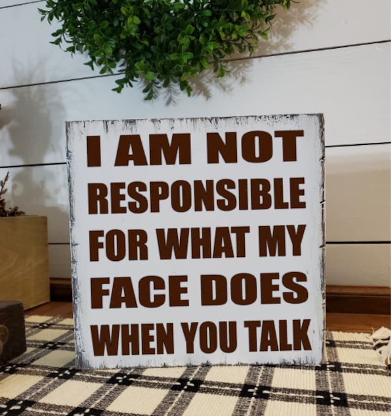 Sarcastic Shelf Sitter Sign, Hilarious Office Desk Signs, Co-worker ...