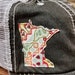 Distressed Minnesota Trucker Hat, Customize to Any State, Buffalo Plaid ...