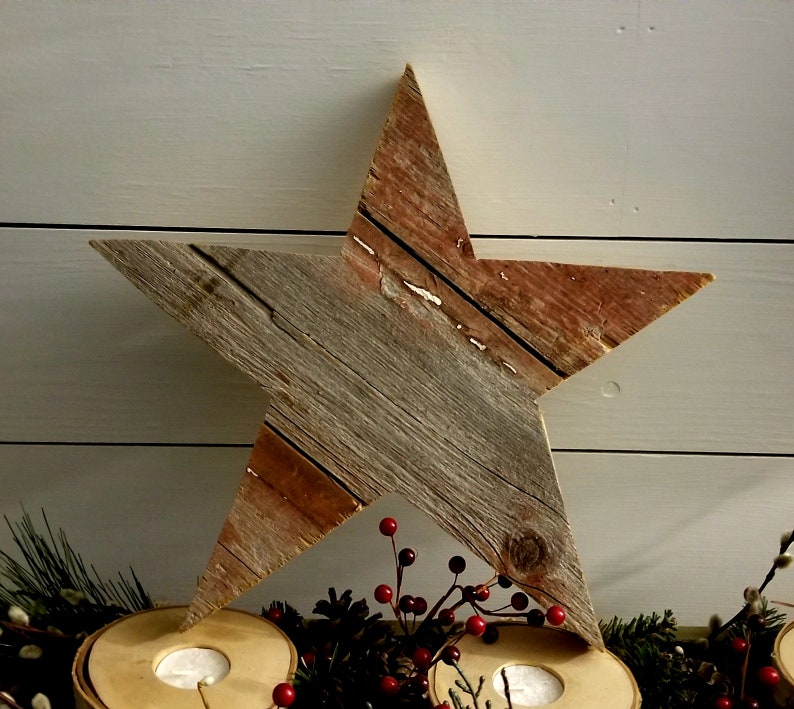 Barn Wood Star Rustic Home Decor Farmhouse Decor Wall | Etsy