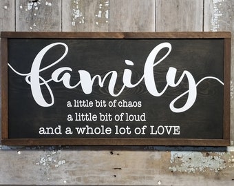 Family Sign Hand Painted | Etsy
