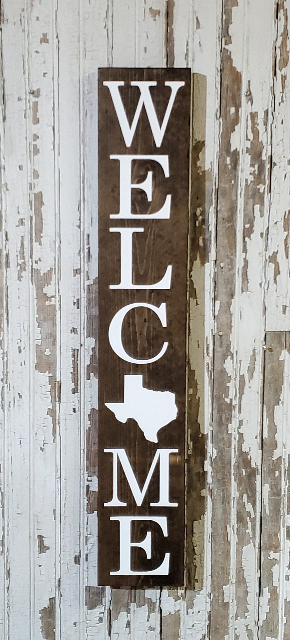 Texas Welcome Sign Cedar Rustic Welcome Sign Rustic Home | Etsy