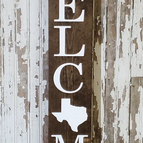 Rustic Welcome Sign - Etsy