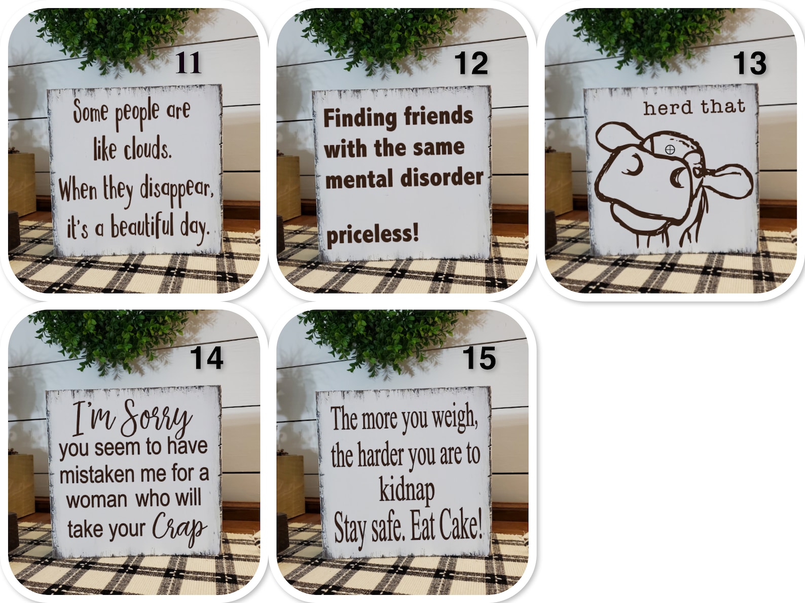 Sarcastic Shelf Sitter Sign, Hilarious Office Desk Signs, Co-worker ...