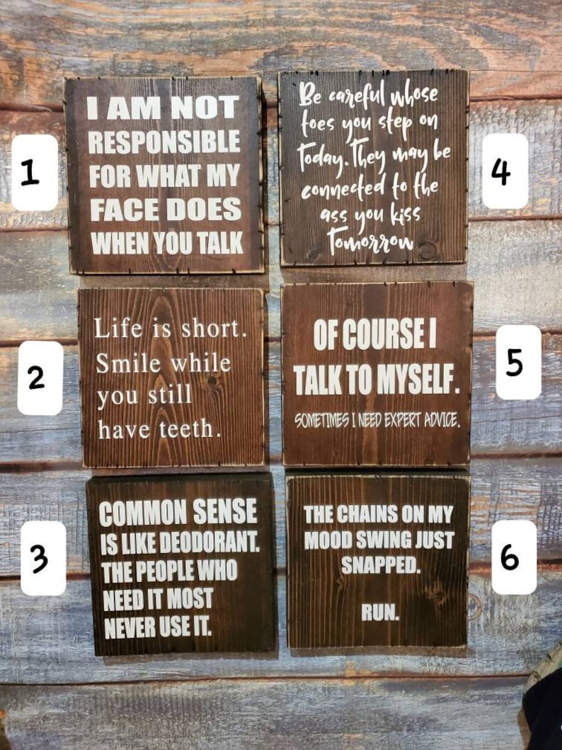 Sarcastic Shelf Sitter Sign Hilarious Office Desk Signs - Etsy