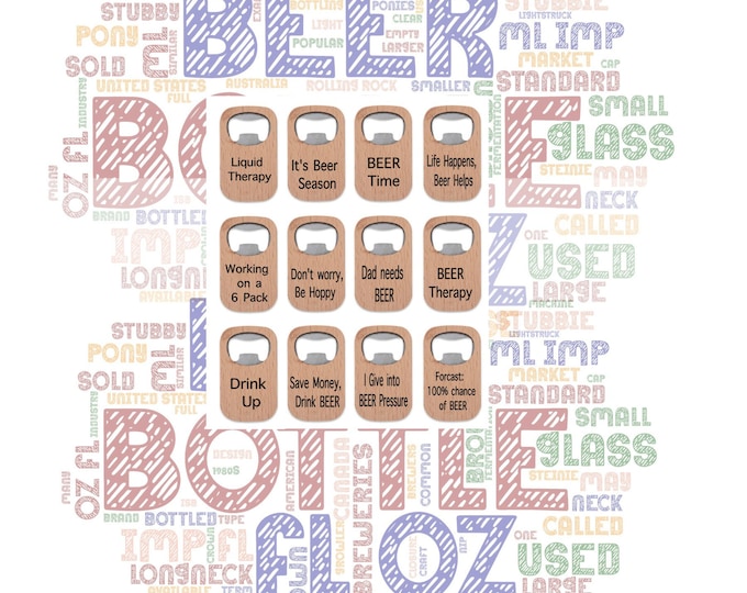 Bottle Opener Svg Bundle, Bottle Cap Opener,beer Lover Gifts, Funny ...