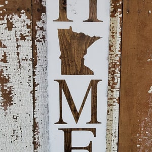 Any State Home Sign, Cedar, Minnesota Home Sign, Rustic Home Decor,mn ...