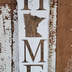 Any State Home Sign, Cedar, Minnesota Home Sign, Rustic Home Decor,mn ...