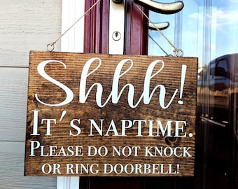 Nap time sign | Etsy