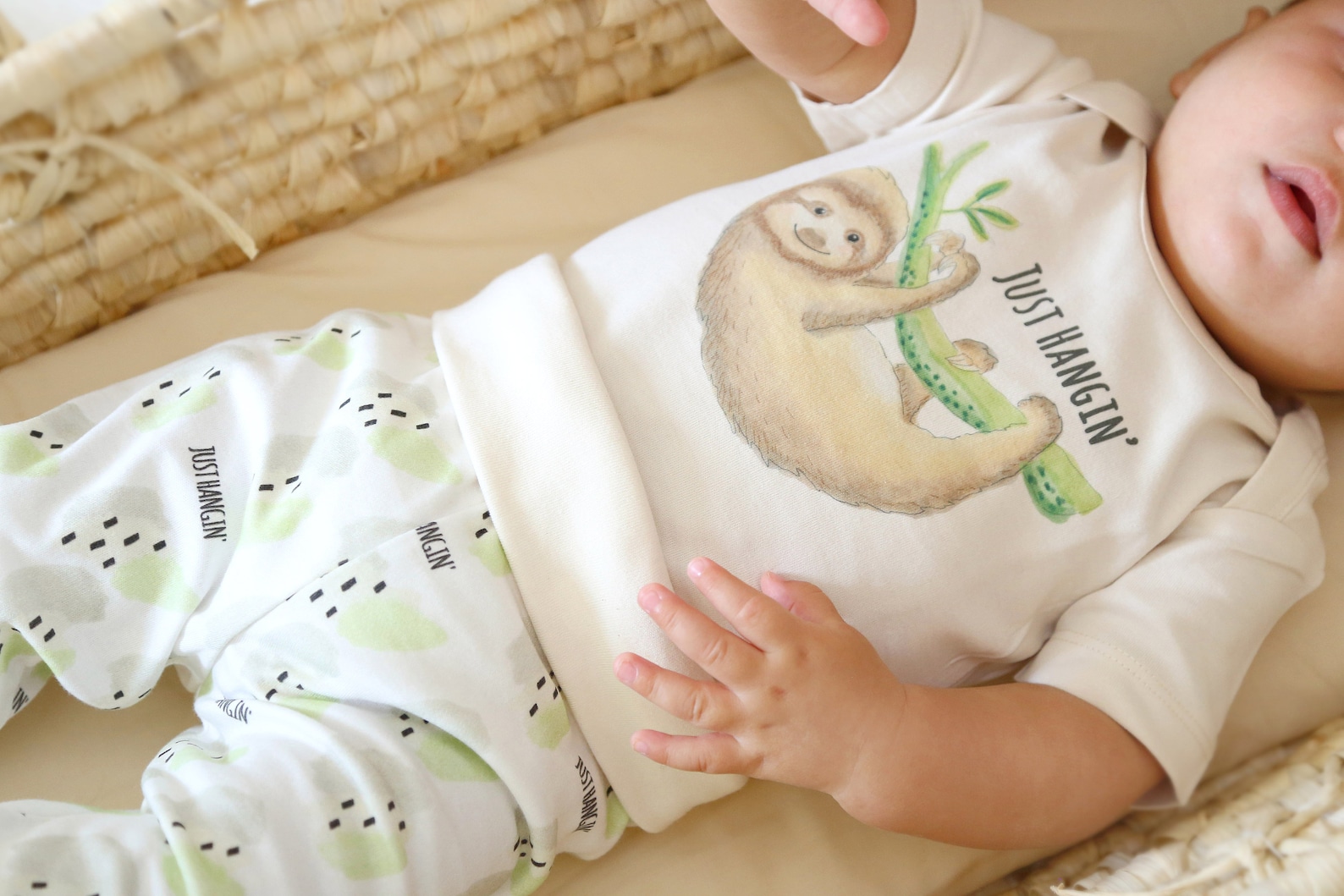 Sloth Baby Clothes Organic Baby Clothes Organic Baby Wear | Etsy