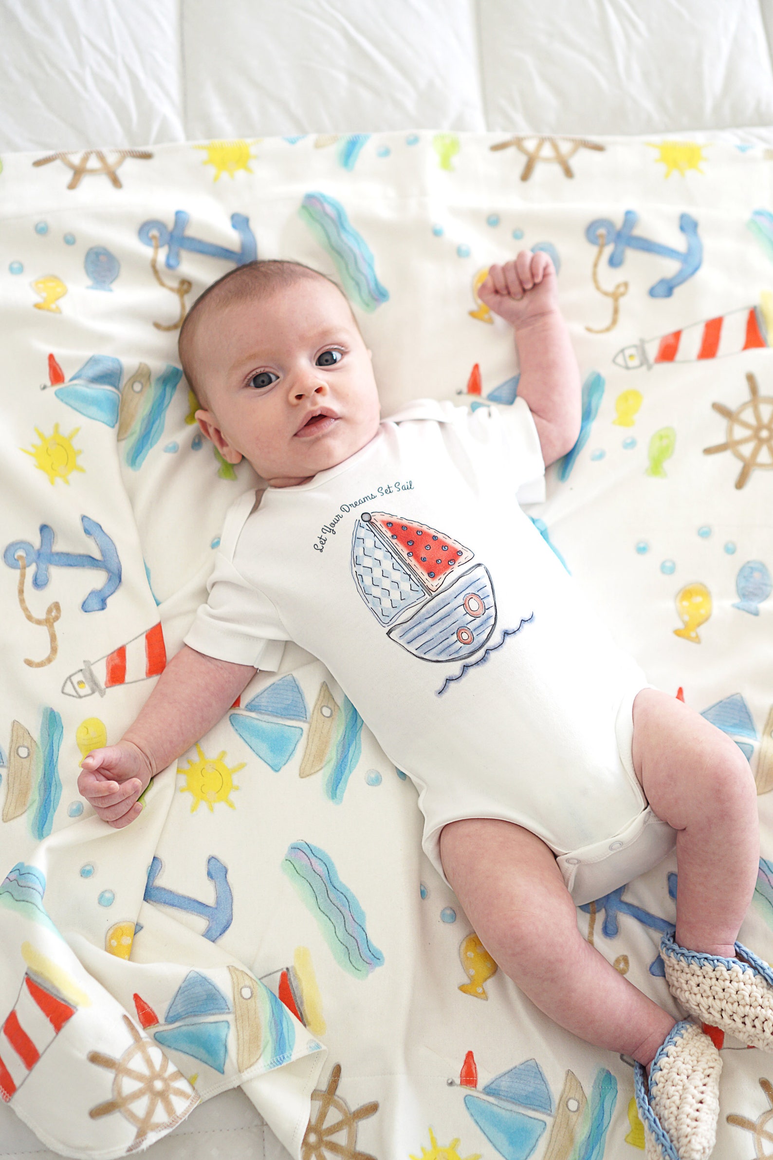 Nautical Baby Clothes Baby Boy Clothes Organic Handmade Set | Etsy