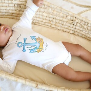 Nautical Baby Clothing, Organic Baby Boy Clothes, Anchor Baby Oufit ...