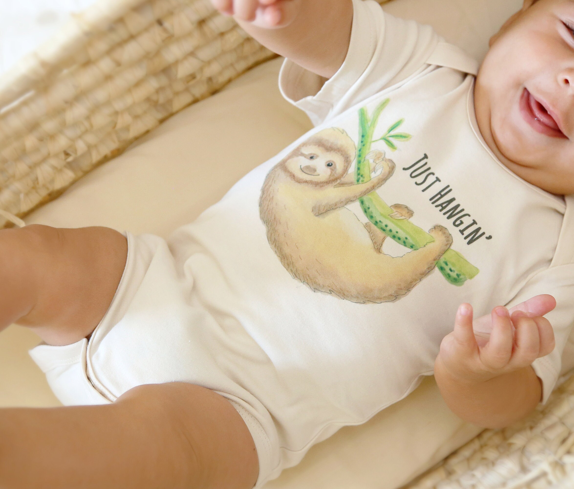 Organic Baby Gift Basket Sloth Baby Clothes Organic Sloth - Etsy