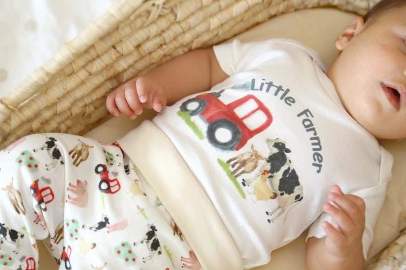 Organic Baby Clothes Little Farmer Organic Baby Wear Farm - Etsy