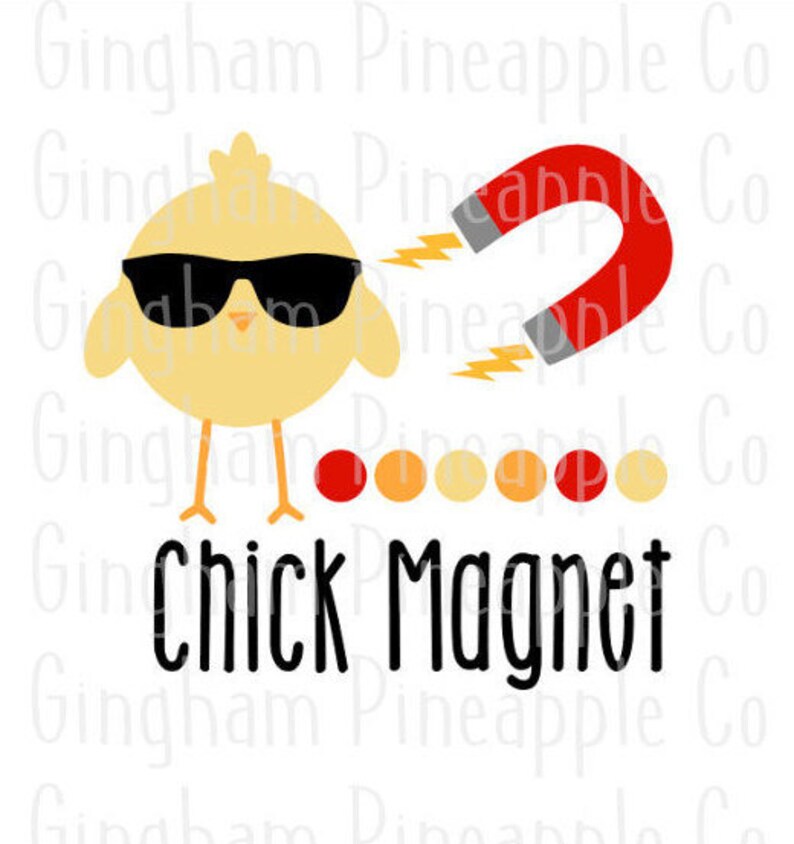 Chick Magnet Svg - Etsy