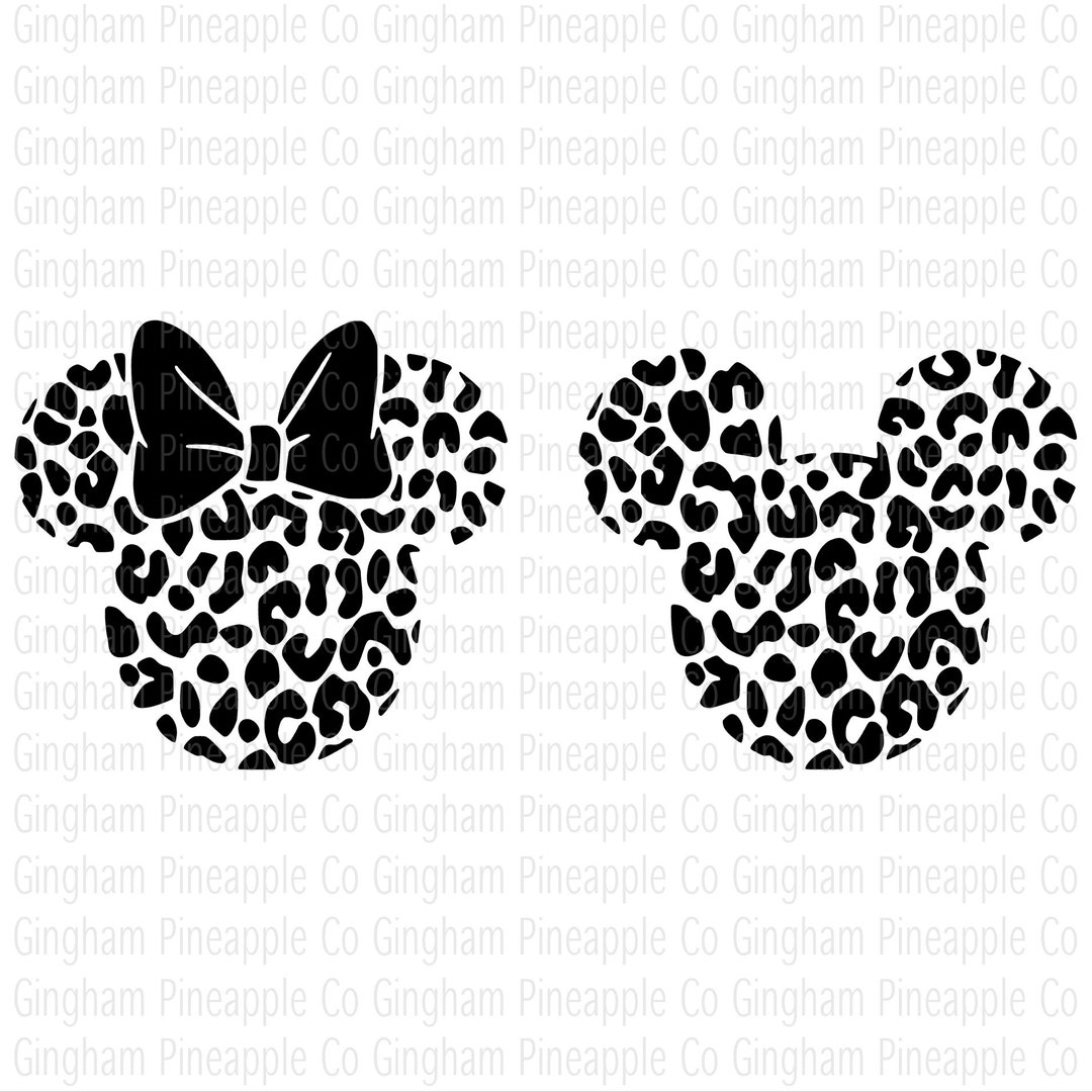 Mouse Svg, Mickey, Cheetah, Leopard, Minnie, Cheetah Svg, Print Svg, - Etsy