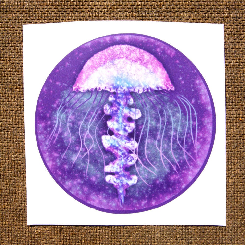 Space Mermaid Sticker Set - Etsy