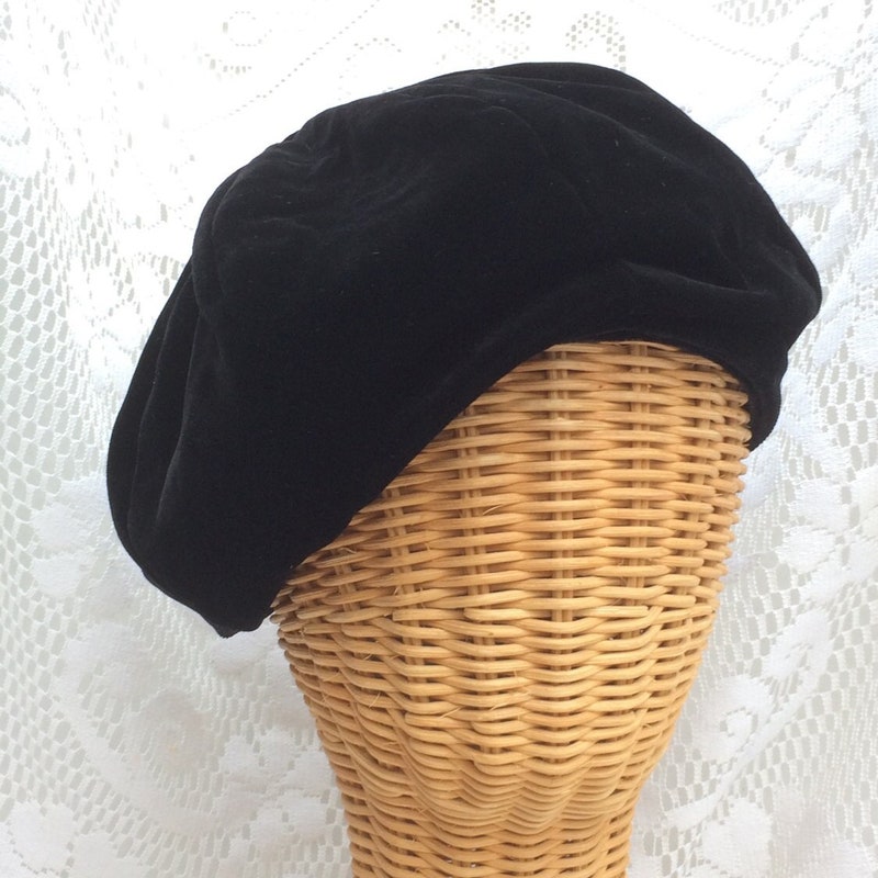 Velvet Beret - Etsy