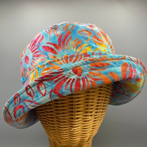 Flower Bucket Hat, Foldable, Girls Hat, Mother Hat, Beach Hat, Wedding ...