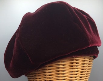Velvet Beret | Etsy