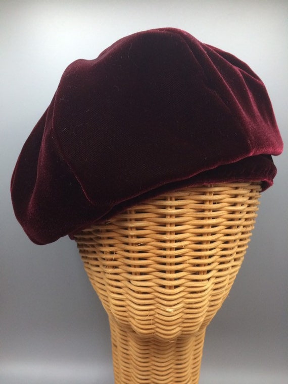 Velvet Beret | Etsy