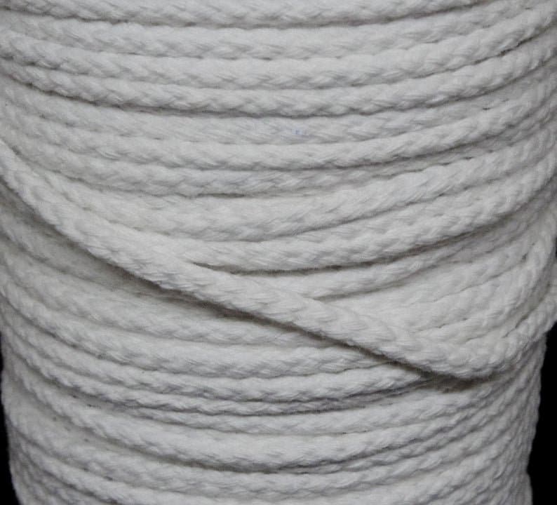 Cotton Drawcord White or Black 1/8 Cotton Drawstring - Etsy