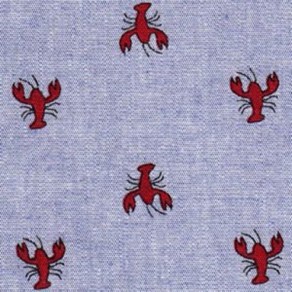 Lobster Print Fabric - Etsy