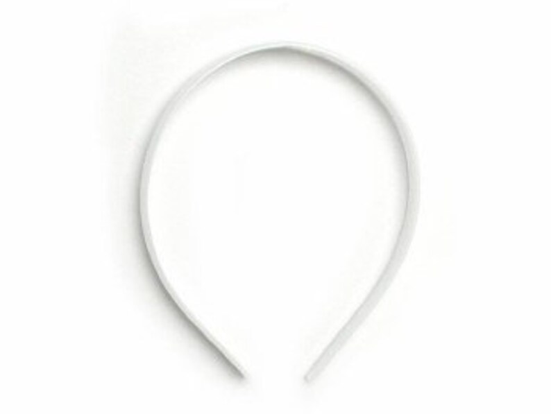 Red satin covered headband 5mm red skinny hard headband | Etsy