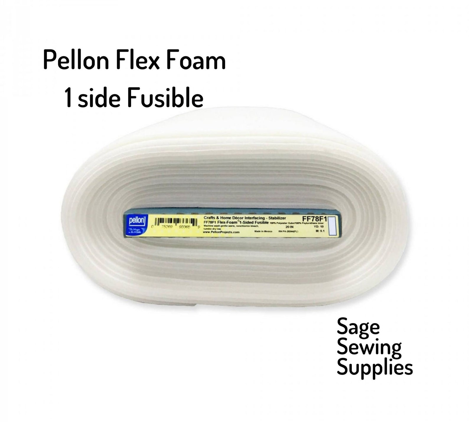 Pellon Flex Foam 1 Sided Fusible Interfacing FF78F1 20 - Etsy