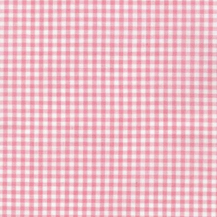 Pink Gingham Fabric by the Yard 1/8 Pink and White - Etsy