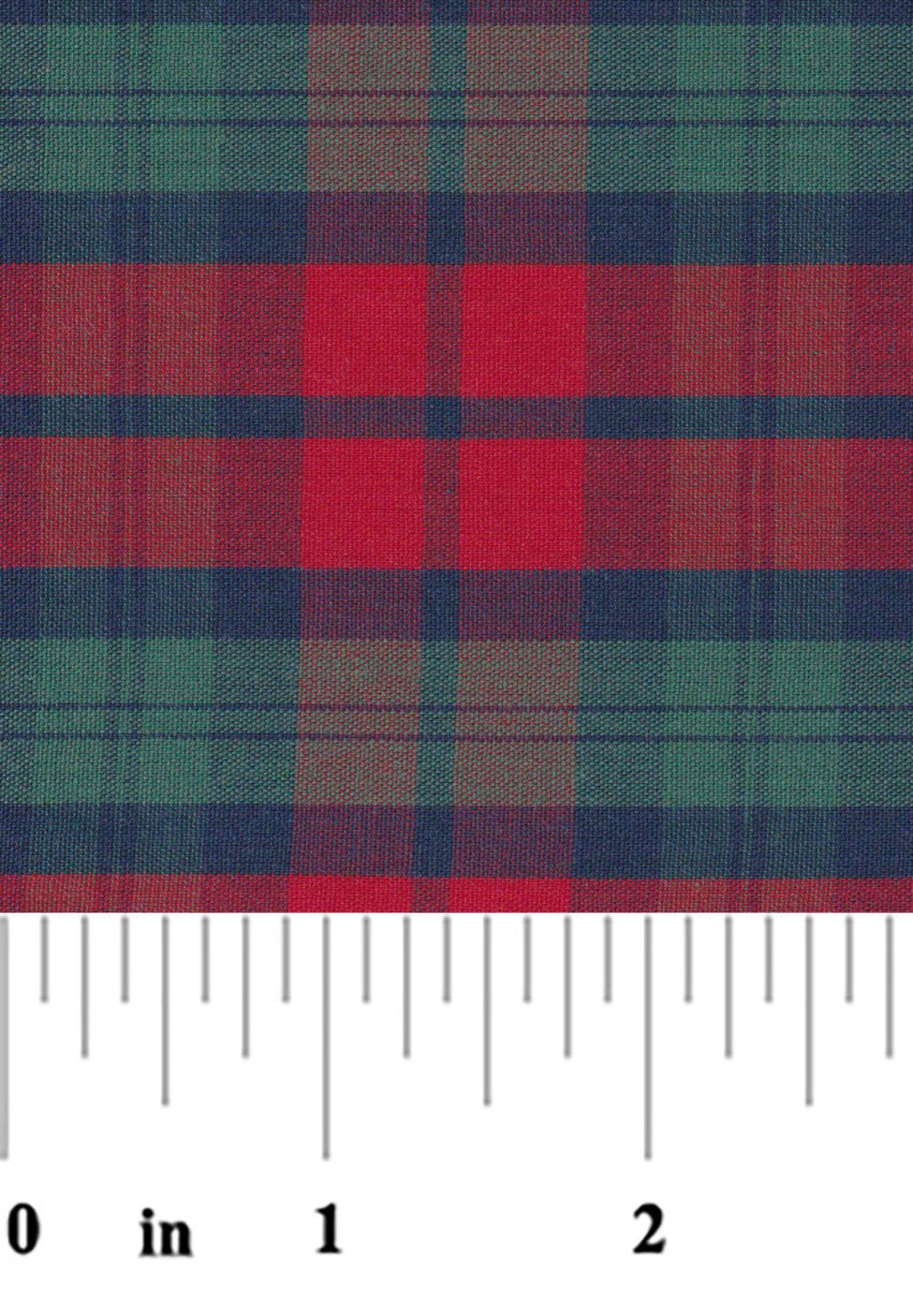 Red and Hunter Green plaid Fabric by the yard tartan plaid by | Etsy