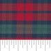 Red and Hunter Green Plaid Fabric by the Yard, Tartan Plaid by Fabric ...