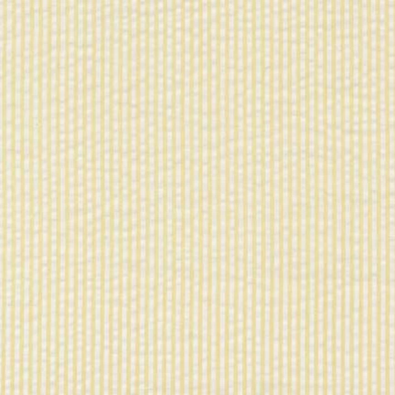 Yellow Seersucker Fabric Finders, Fabric by the Half and Full Yard ...