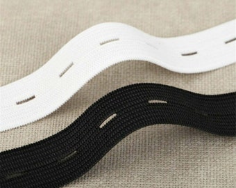 1/4 Button Loop Elastic 7132 - Etsy