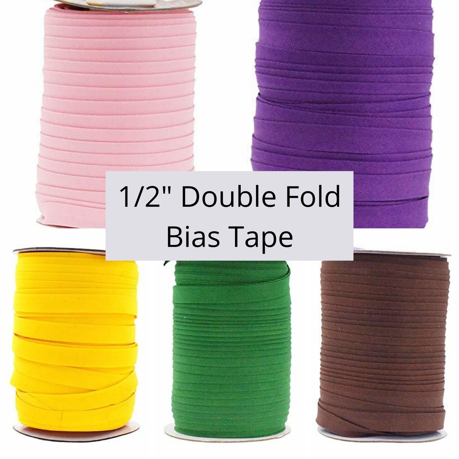 1/2 Double Fold Bias Tape Half Inch Bias Tape Trim by | Etsy