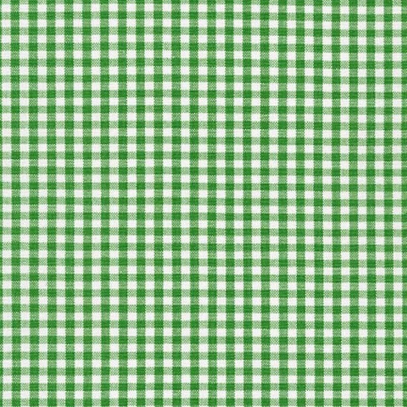 Green Gingham Fabric - Etsy