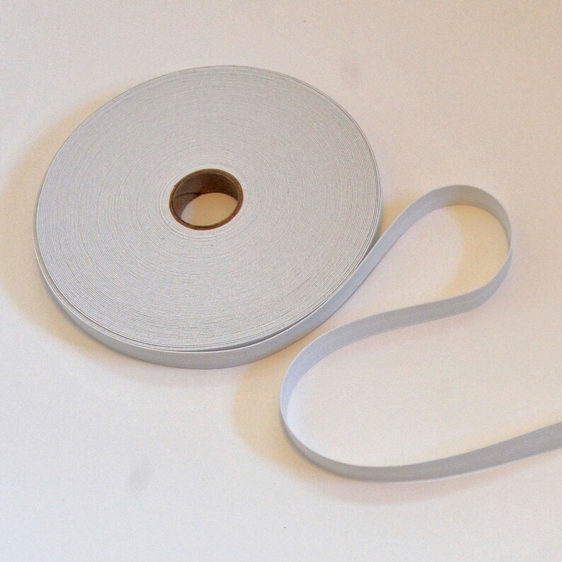 3/4" BRAIDED Elastic, White or Black Elastic Sold by the Yard, Three ...