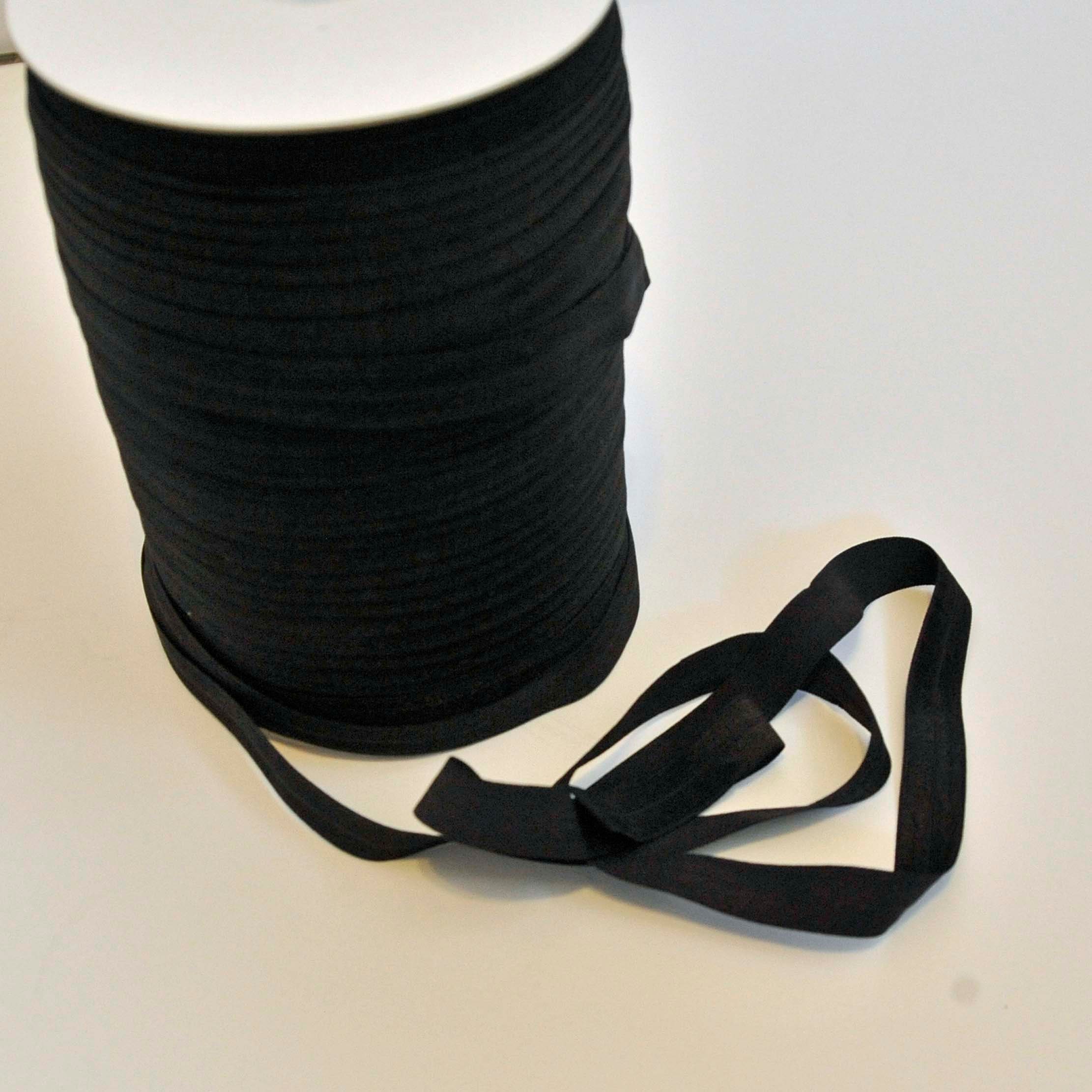 5/8 Fold Over Elastic White or Black FOE Elastic by the - Etsy