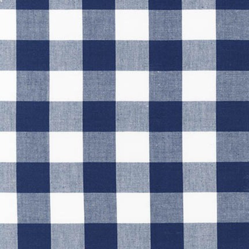 Blue Buffalo Plaid Fabric - Etsy